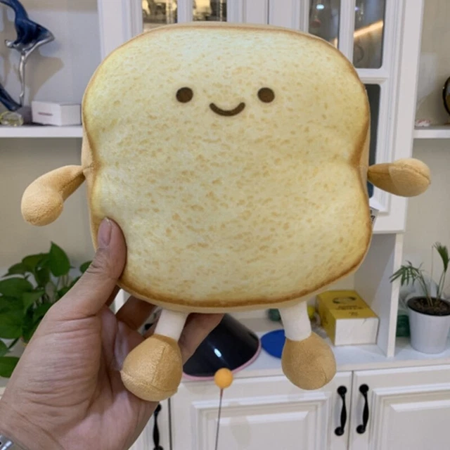 7X7X2.4& SOFT TOAST Bread for Accompany Toy Kids Soft Toy Baby Room £10 ...