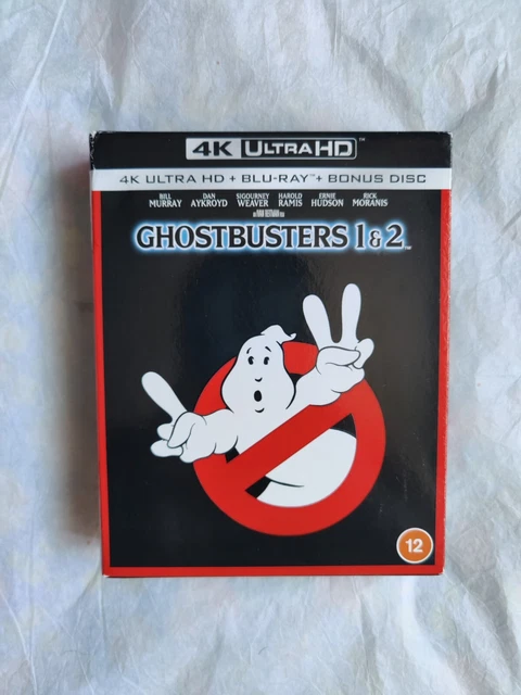 GHOSTBUSTERS I (1984) & II (1989) 5 Disc 4k Ultra-HD, 4K UHD Blu-ray ...