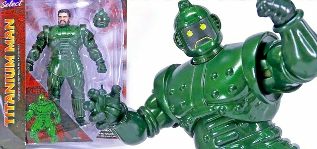 MARVEL IRON MAN Comics Titanium Man Figurines Diamond Select Toys Rare ...