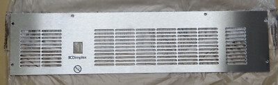 DIMPLEX STAINLESS FRONT Panel for Kitchen Plinth Fan SpaceSaver Fan ...