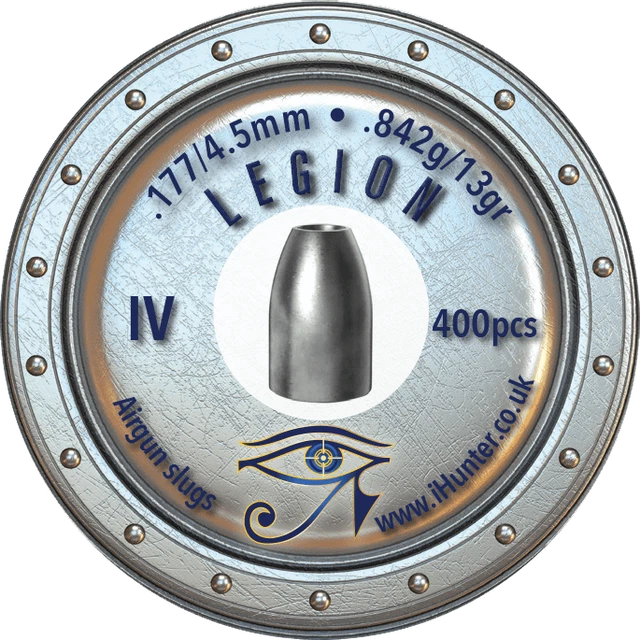 IHUNTER LEGION IV – .177/4.51mm Airgun Slugs 13gr Qty 400 Free P&P L611 ...