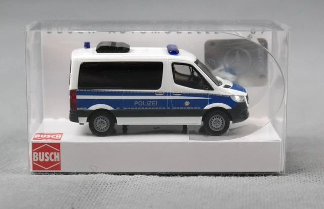 BUSCH 53462 H0,1:87 - Mercedes Benz Sprinter Polizei Berlin NEUWARE ...