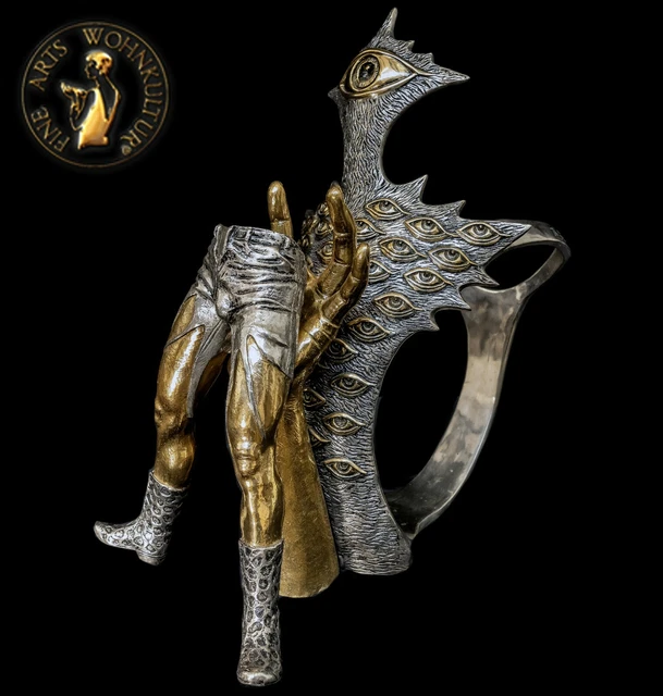 Fine Arts Wohnkultur Bronze Sculpture Figure Erotic Fantasies Statue