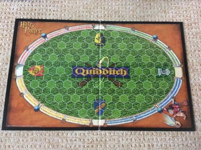 HARRY POTTER QUIDDITCH Board Game. University Games, 2000. Board ONLY ...
