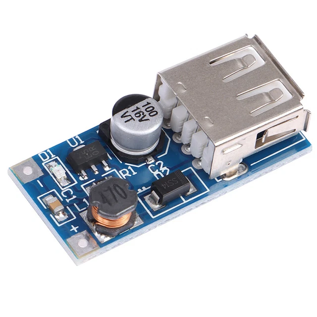 5PCS 0.9V-5V TO 5V USB Voltage Converter Step Up Booster Power Supply ...