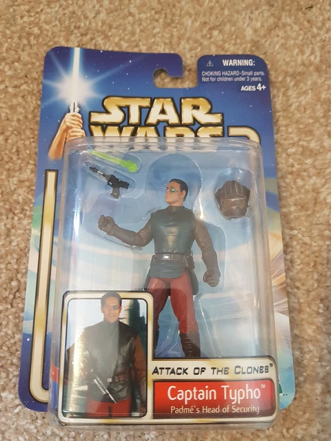 STAR WARS ATTACK of The Clones - Captain Typho - Action Figure - Hasbro ...
