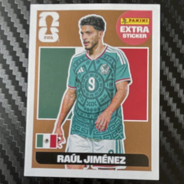 PANINI FIFA WORLD Cup 2026 Extra Sticker Raúl Jiménez Mexico Portrait £ ...