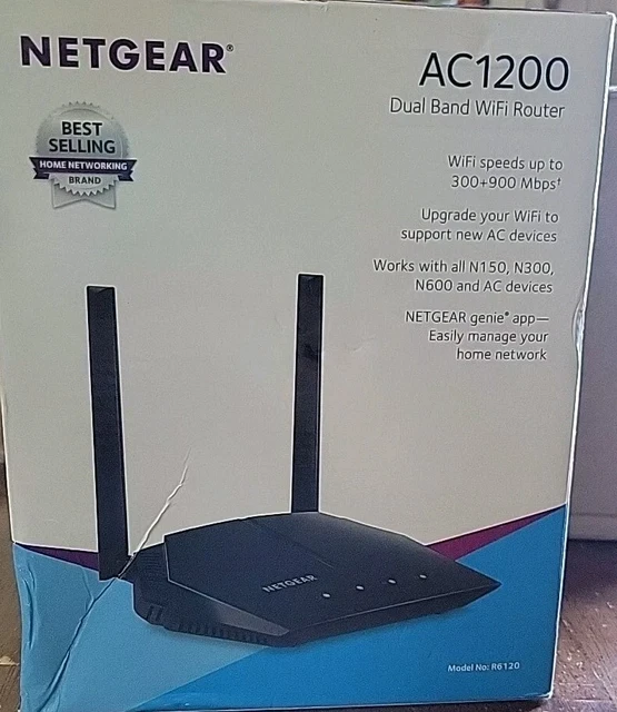 NETGEAR AC1200 DUAL Band WiFi Router Model R6120 $9.97 - PicClick