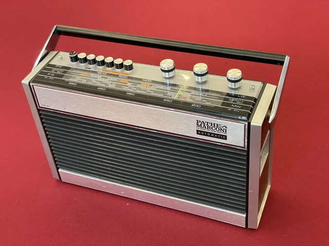 RADIO VOITURE ANCIENNE Transistor PATHE MARCONI Automatic EUR 55,00 ...