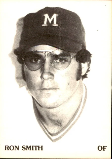 CARTE DE BASEBALL 1975 Burlington Bees TCMA #26 Ron Smith Carthage ...