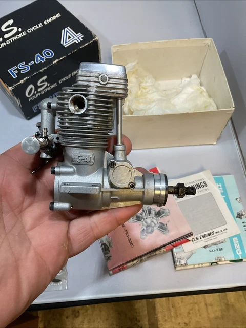 MODÈLE D'AVION NEUF à quatre temps, O.S FS-40 Nitro/Glow R/C moteur ...