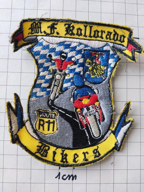 MC AUFNÄHER PATCH Biker Rocker Kutte Motorradclub Pin Plaketten EUR 10 ...