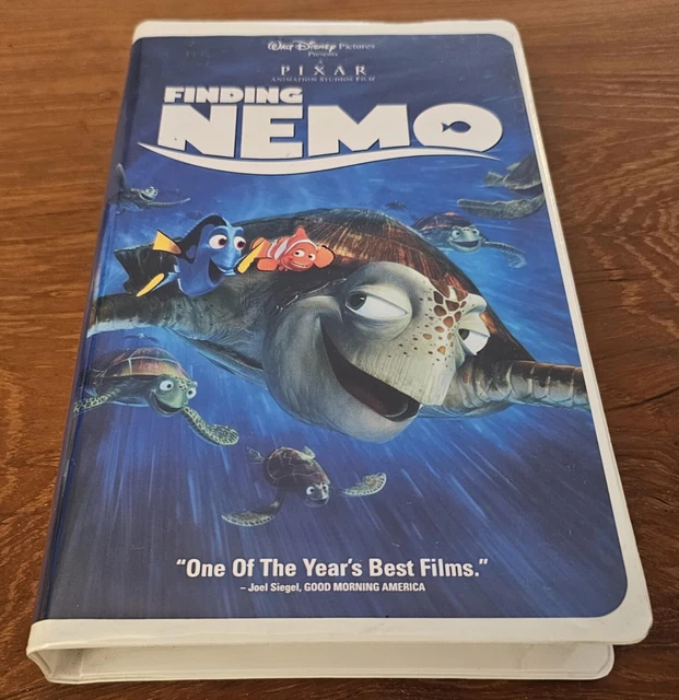 FINDING NEMO WALT Disney Pixar 30081 Clam Shell Vhs Movie Video Tape ...