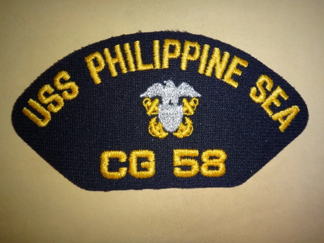 ÉTATS-UNIS MARINE USS Philippine Mer CG-58 Cruiser Patch EUR 6,25 ...