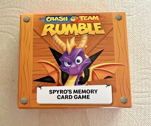 MCDONALDS 2024 CRASH Bandicoot Team Rumble - Spyro's Memory Card Game ...