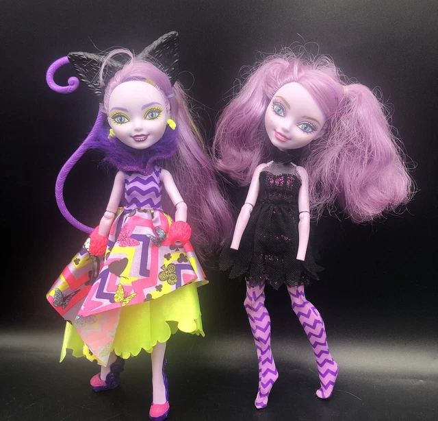 EVER AFTER HIGH Kitty Cheshire Way Too Wonderland & Rebel Duchess Doll ...