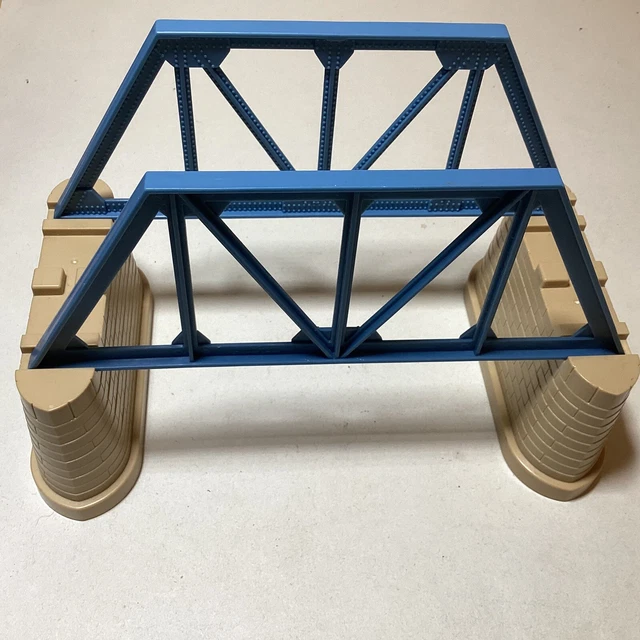 THOMAS & FRIENDS Trackmaster Brown Beige Bridge Supports High Rounded £ ...