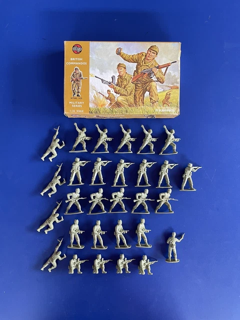 AIRFIX TOY SOLDIERS Boxed British Commandos 1/32 Scale WW2. £23.99 ...