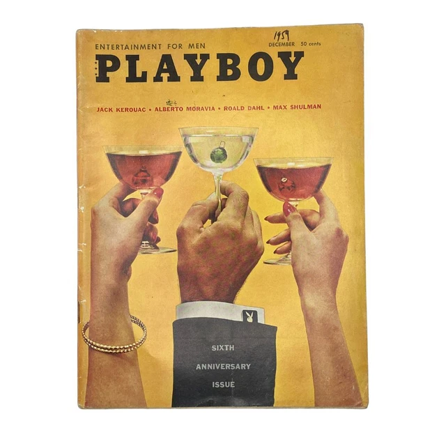 VTG PLAYBOY MAGAZINE December 1959 Playmate Ellen Stratton w Centerfold ...