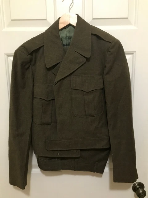 KOREAN WAR U.S. ARMY UNIFORM IKE JACKET AND TROUSERS, WW2 Style. Early ...