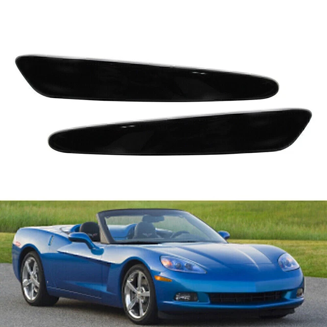 FOR CHEVY CORVETTE C6 2005-2013 Front Bumper Side Marker Light Lamp ...