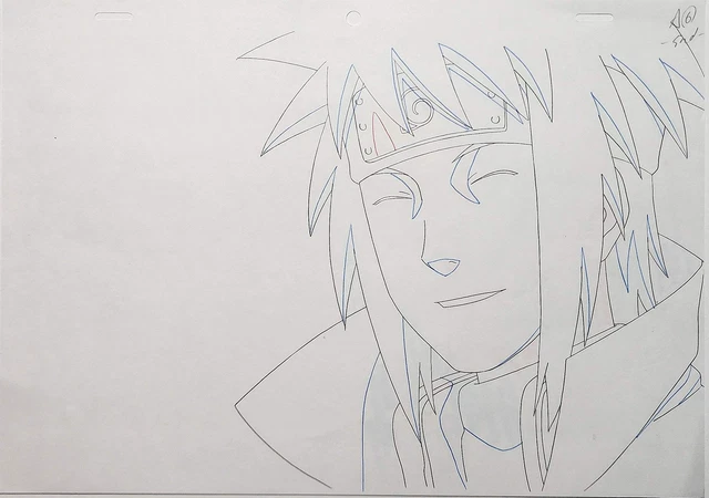 NARUTO ANIMATION PRODUCTION Cel Drawing Douga Genga: Minato - 5064 $140 ...