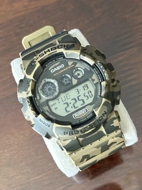 CASIO G-SHOCK GD-120CM Military Sports Watch. Camo Green $80.00 ...