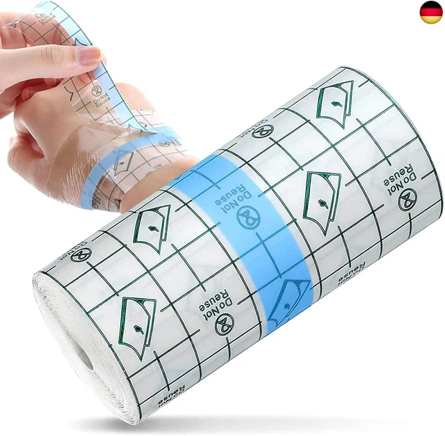 DUSCHPFLASTER ROLLETATTOO PFLASTER Folie Folienverband Duschpflaster ...
