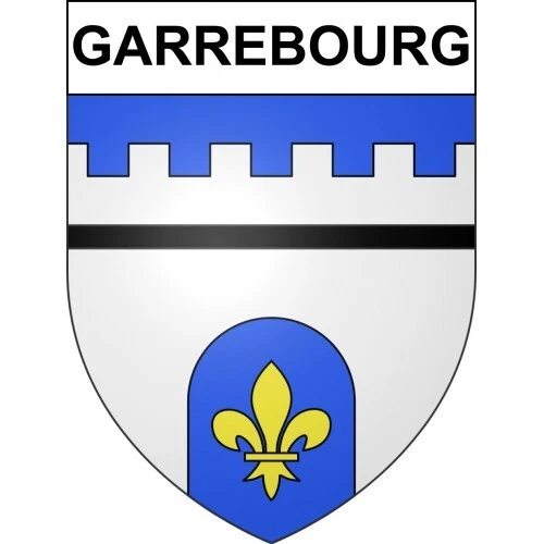 GARREBOURG 57 VILLE sticker blason écusson autocollant adhésif EUR 3,99 - PicClick FR