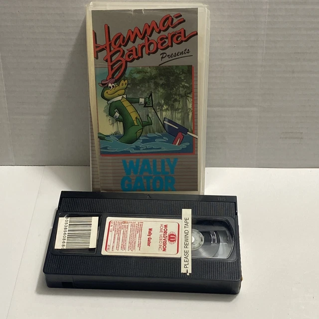 WALLY GATOR VHS Tape 1988 Hanna Barbera Presents Clamshell Animated ...