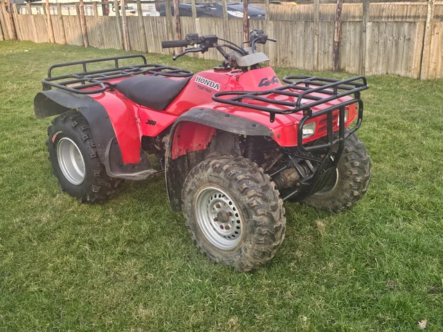 HONDA TRX300 BIG red 4x4 farm quad £2,100.00 - PicClick UK