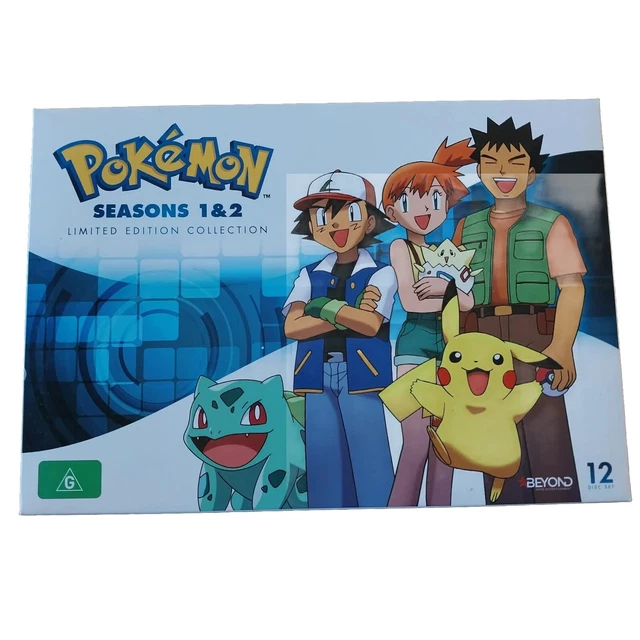 POKEMON SEASON 1-2 Collectors Set Limited Edition DVDS EUR 13,76 ...