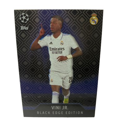 MATCH ATTAX 2022/23 2023 Vini JR Real Madrid Black Edge Edition card £6 ...