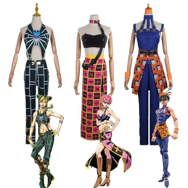 JOJOS BIZARRE ADVENTURE Stone Ocean Jolyne Cujoh Cosplay Costumes Party ...
