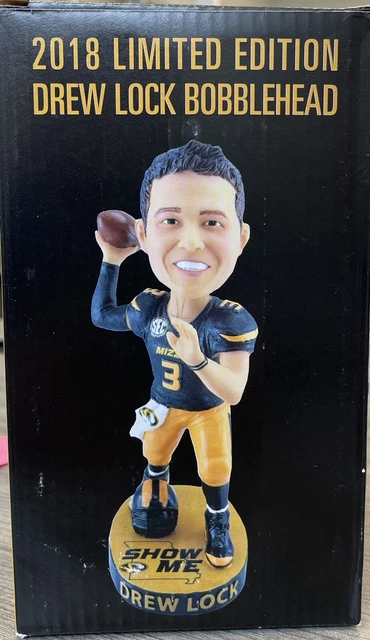 DREW LOCK MISSOURI Tigers NCAA football Bobblehead 2018 Heisman ...