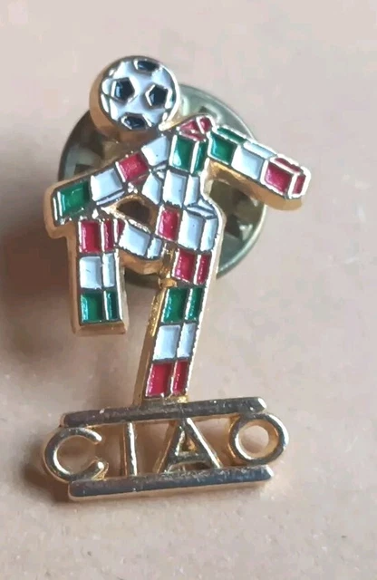 SPILLA PINS DISTINTIVO Stemma Simbolo Badge World Cup Italia 1990 Ciao ...