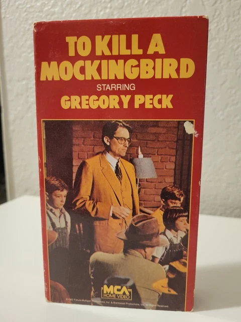 TO KILL A Mockingbird 1996 VHS Gregory Peck Oscar Winner $4.99 - PicClick
