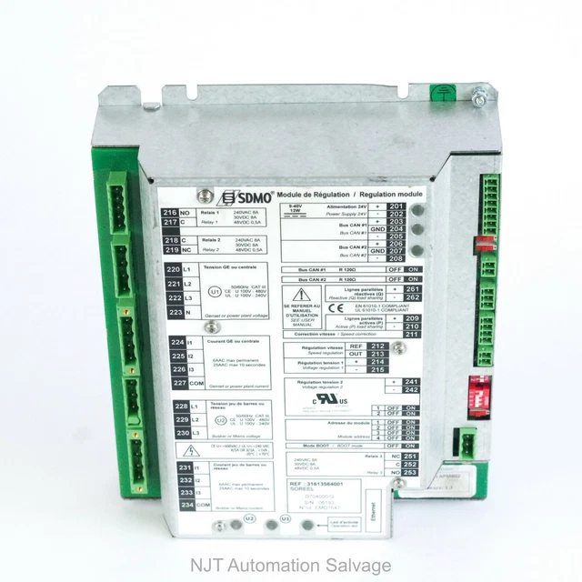SDMO RÉGULATION MODULE 31613584001 APM802 Générateur Contrôle ...