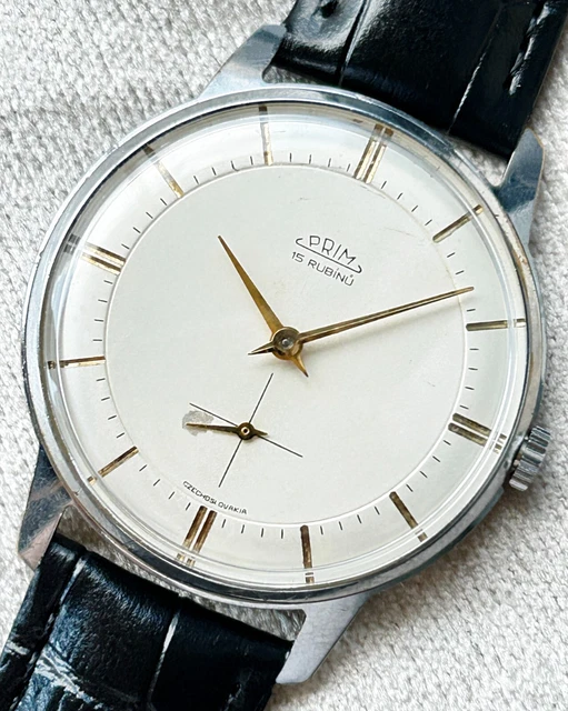 OROLOGIO PRIM VINTAGE uomo meccanico raro quadrante trattore dal 1967 ...