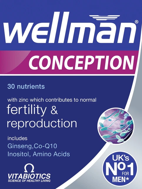 CONCEPTION PREGNANCY VITAMIN for Men 30count (Pack of 1) 30 Count £17. ...