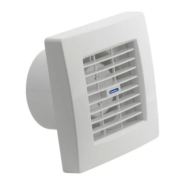 4& INCH STANDARD Vent Extractor Fan Automatic Shutter White Bathroom ...