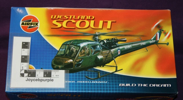 AIRFIX WESTLAND SCOUT 1:72 scale helicopter kit 01042 Factory sealed. £ ...