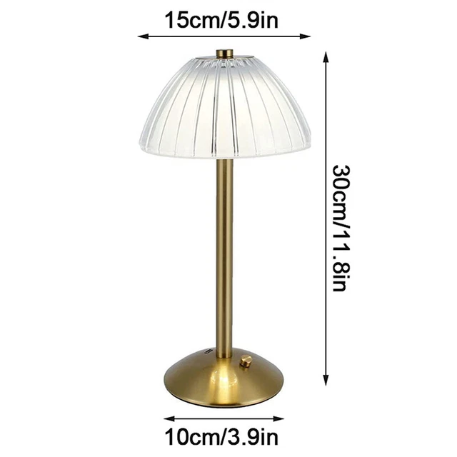 LED TABLE DESK Lamp Retro Bar Rechargeable Light Room Decor Lampe ...
