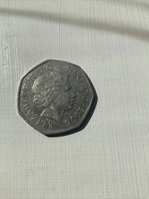 50P FIFTY PENCE Commemorative World War 2 Coin 2006 Wounded Solider ...