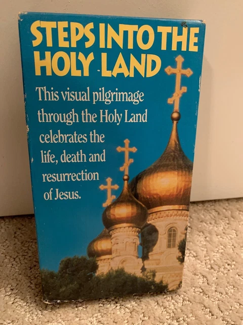 STEPS INTO THE HOLY LAND VHS Visual Pilgrimage Through The Holy Land Of ...