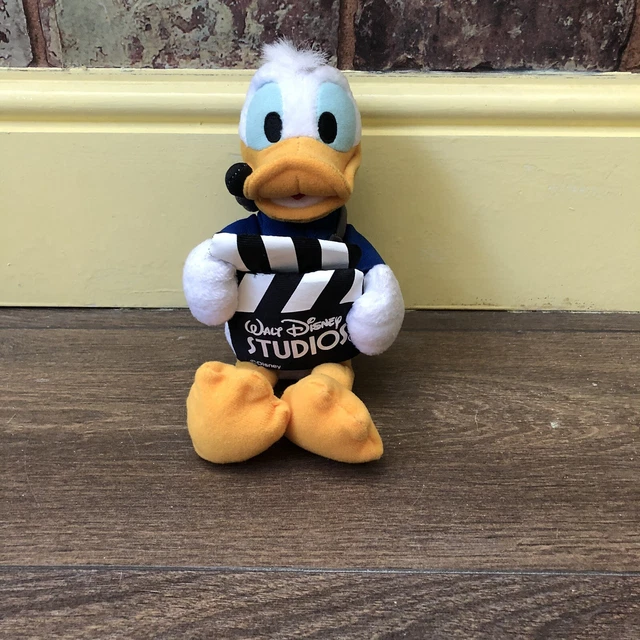 DISNEYLAND PARIS WALT Disney Studios Director Donald Duck plush Appox 9 ...