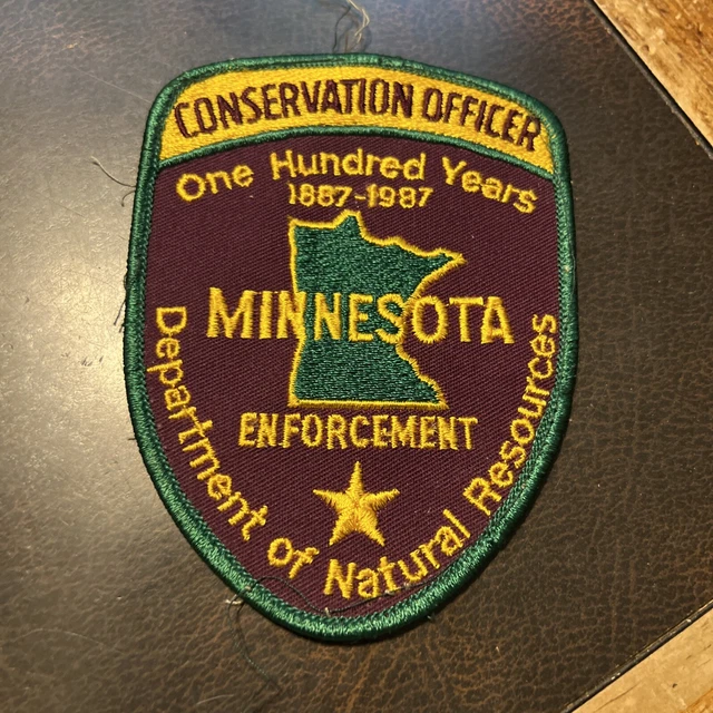 VINTAGE OBSOLETE MINNESOTA Conservation Officer Law Enforcement Patch ...