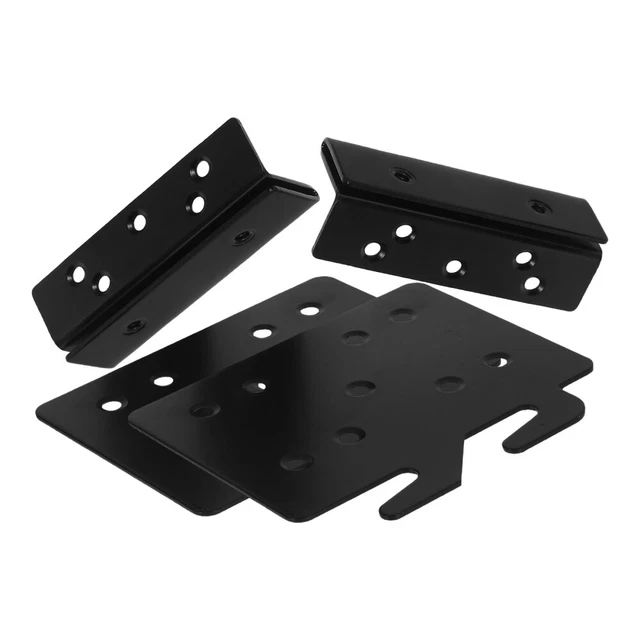 1 SET BED Rail Fasteners Heavy Duty Bed Frame Hooks Iron Rails Hardware ...