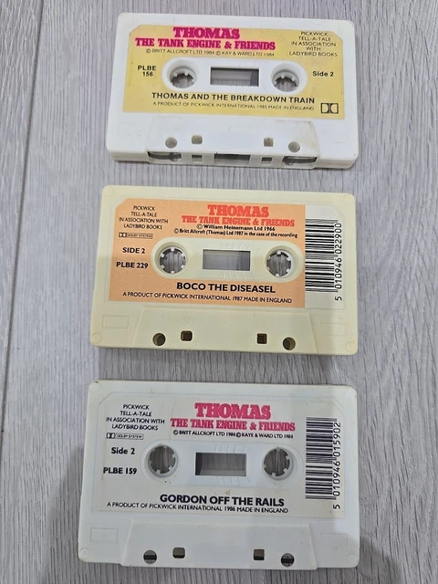 80S THOMAS THE Tank Engine & Friends Vintage Story Cassette Tapes x3 ...