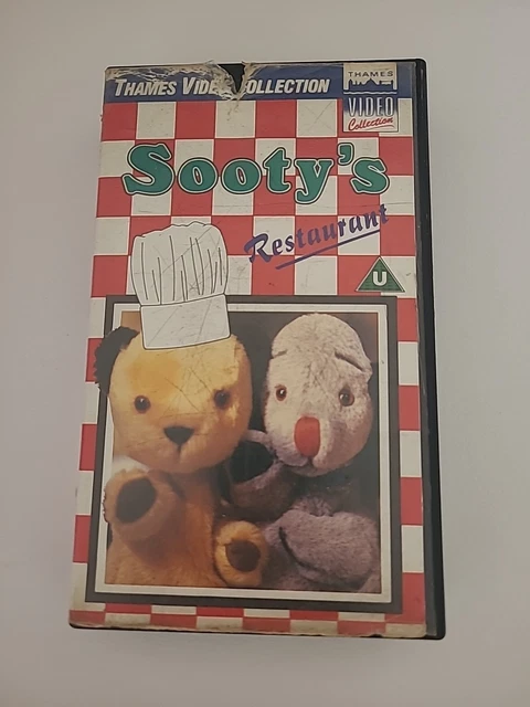 SOOTYS RESTAURANT VHS Video Tape 1989 Classic Kids TV Show Puppet Sweep ...
